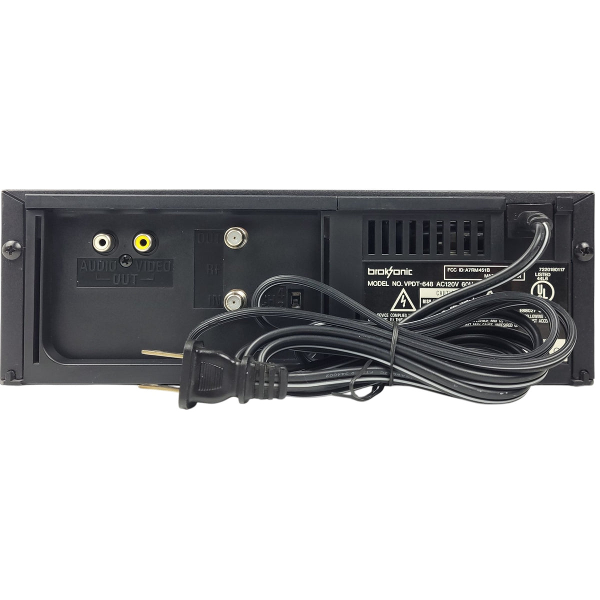 Broksonic VPDT-648 Compact VCR VHS Player – TekRevolt