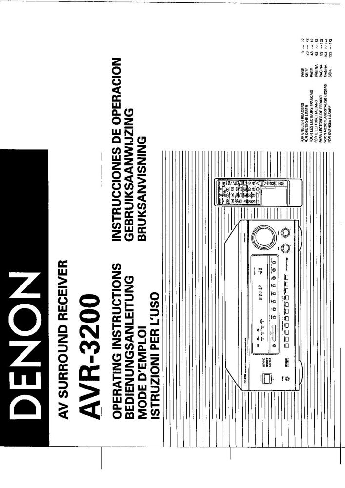 All Denon Receiver Manuals available to ship same day. – TekRevolt