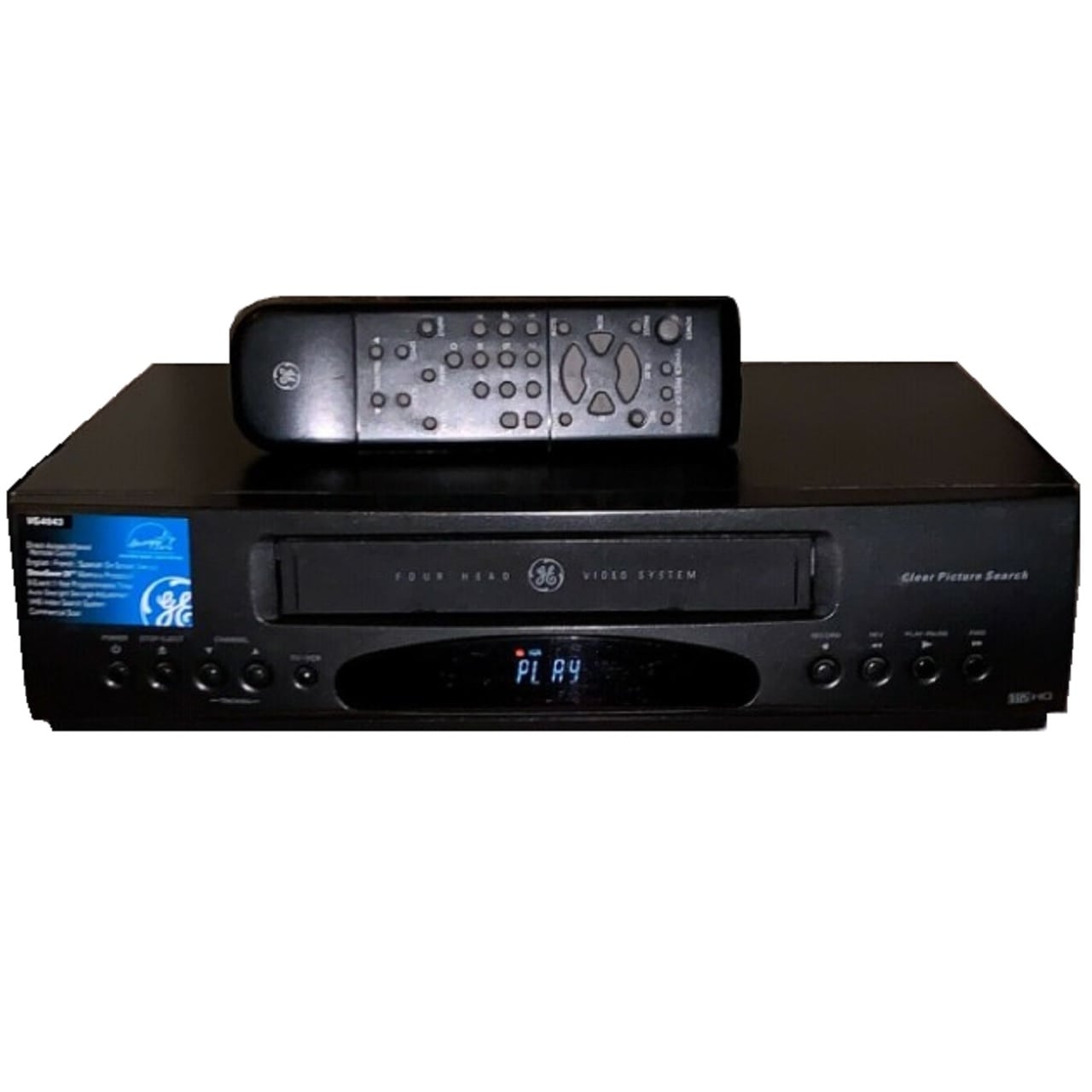 GE General Electric VG4043 VHS VCR 4 Head Video Cassette Recorder ...