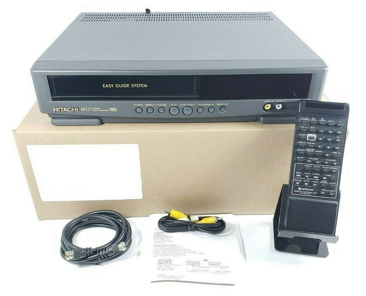 Hitachi VCR VT-M171A Video Cassette Recorder – TekRevolt