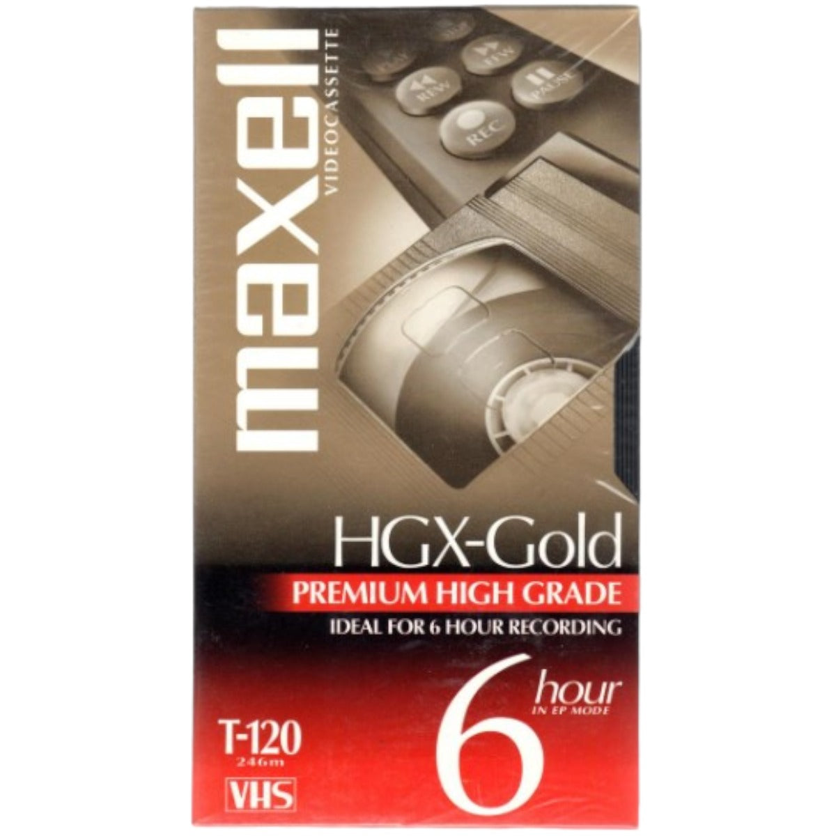 Maxell Premium High Grade T-120 Blank VHS Tape HGX-Gold – TekRevolt