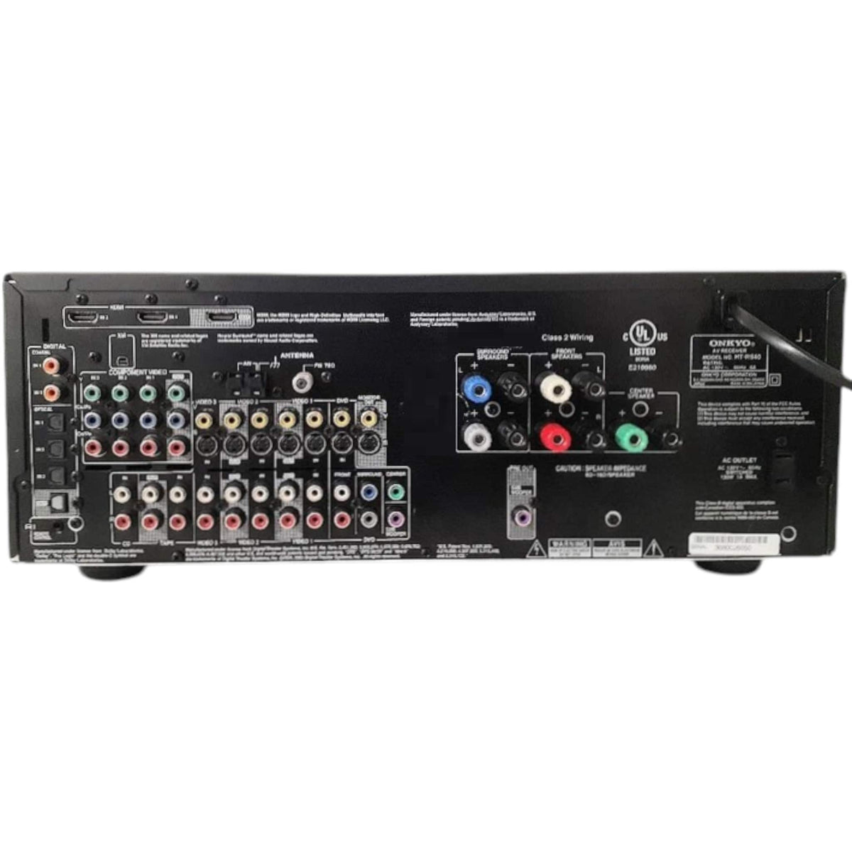 Onkyo HT-R640 5.1 Channel Home Theater AV Receiver – TekRevolt