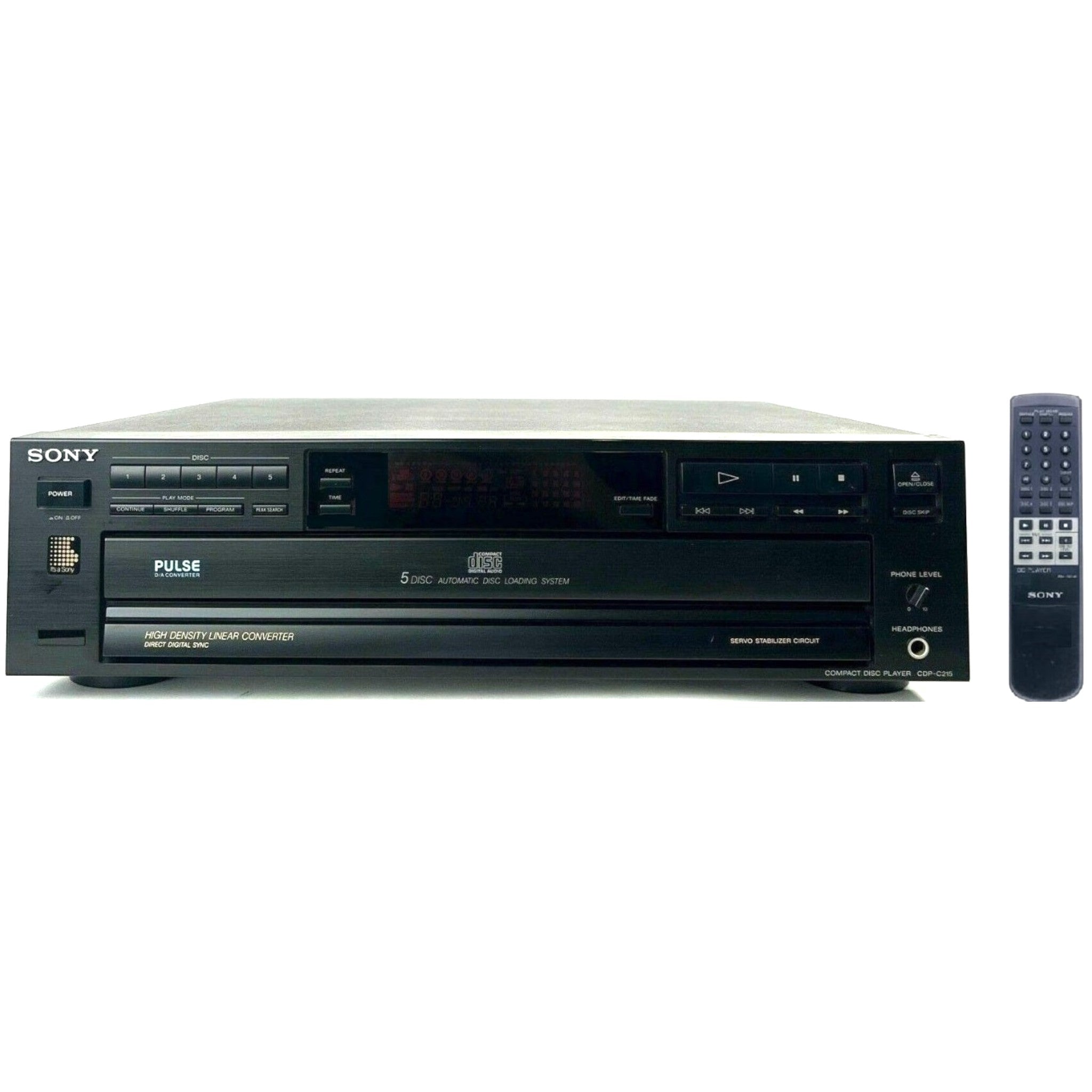 Sony 5 CD Compact Disc Changer Player CDP-C215 – TekRevolt