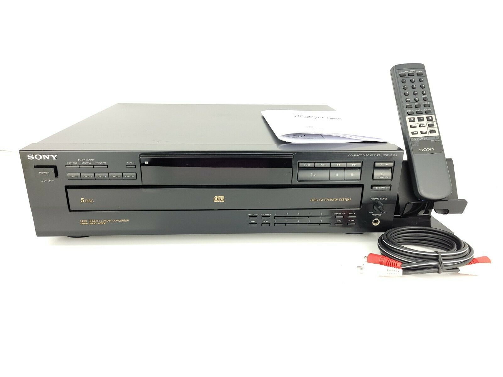 Sony CDP-C335 5 Disc CD Changer Player – TekRevolt
