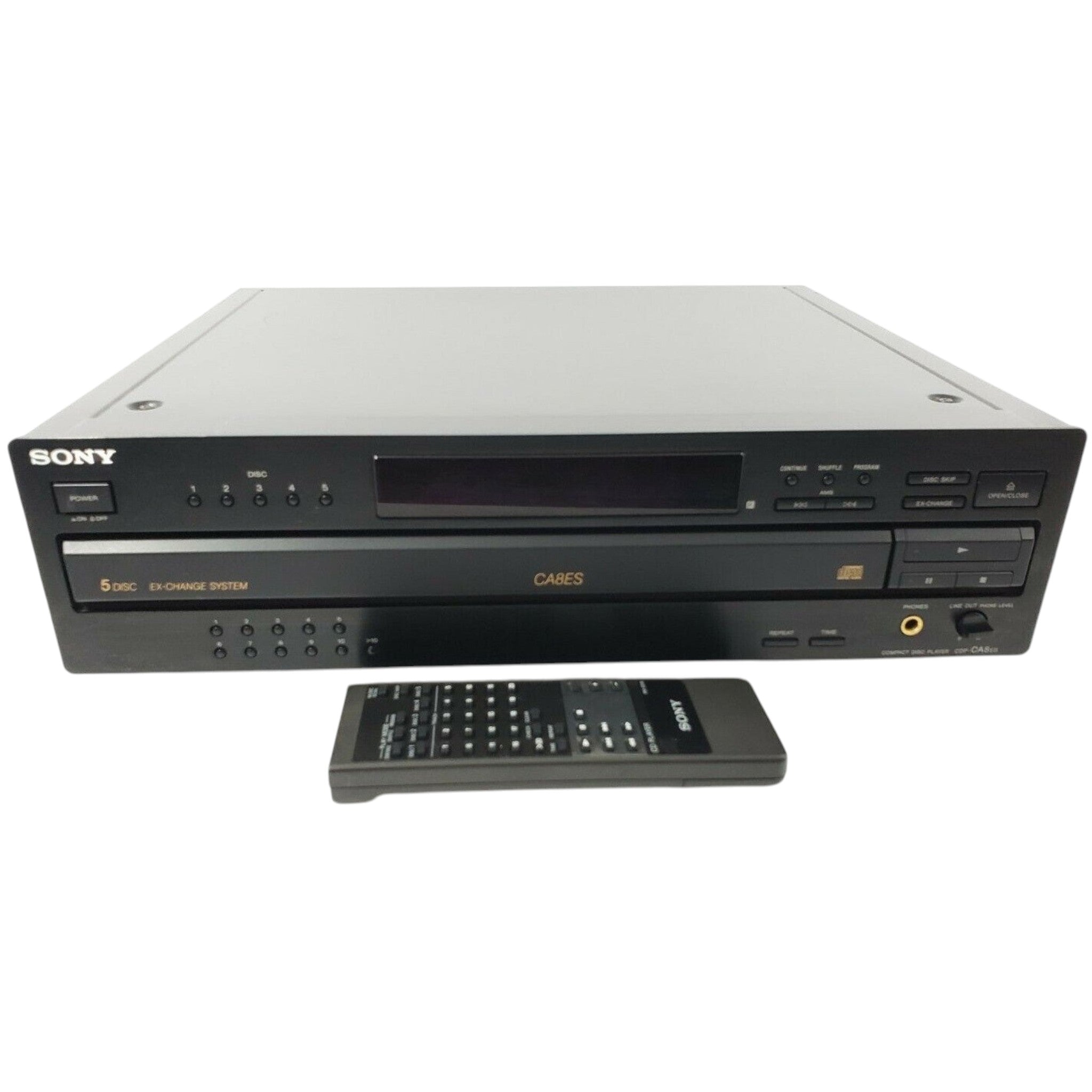 Sony CDP-CA8ES CD Changer 5 Disc Ex-Change System – TekRevolt