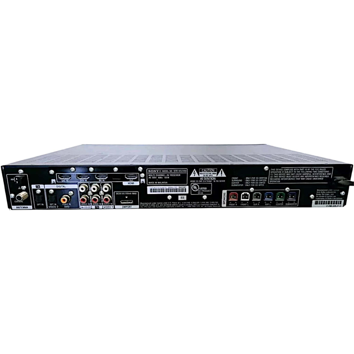 Sony STR-KS2300 Home Theater HDMI Multi Channel Audio Video Receiver O ...