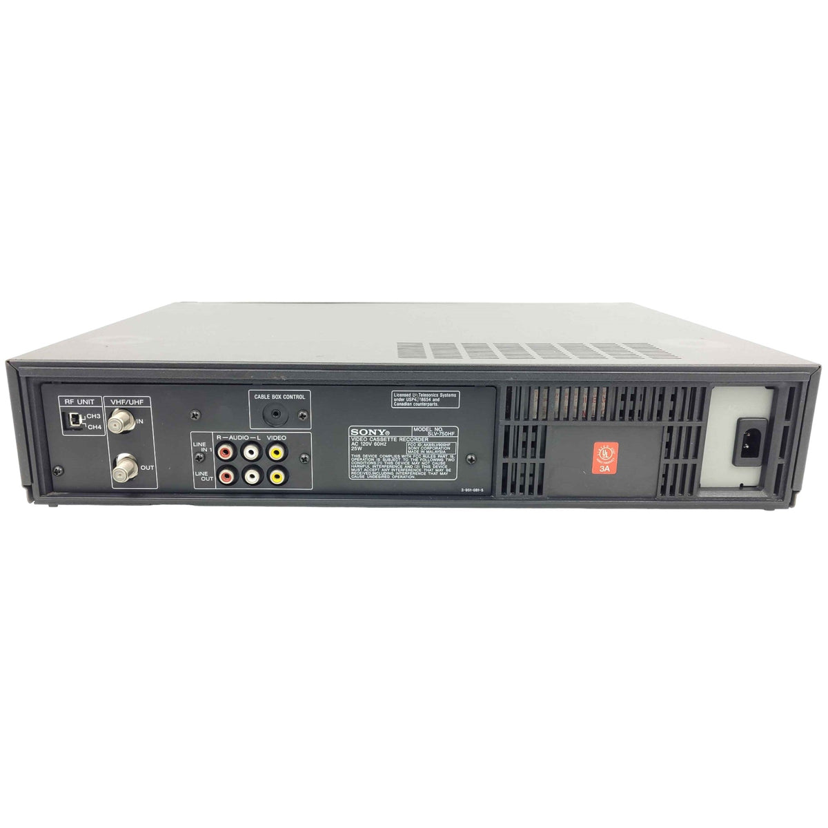 Sony SLV-750HF VCR VHS Player – TekRevolt