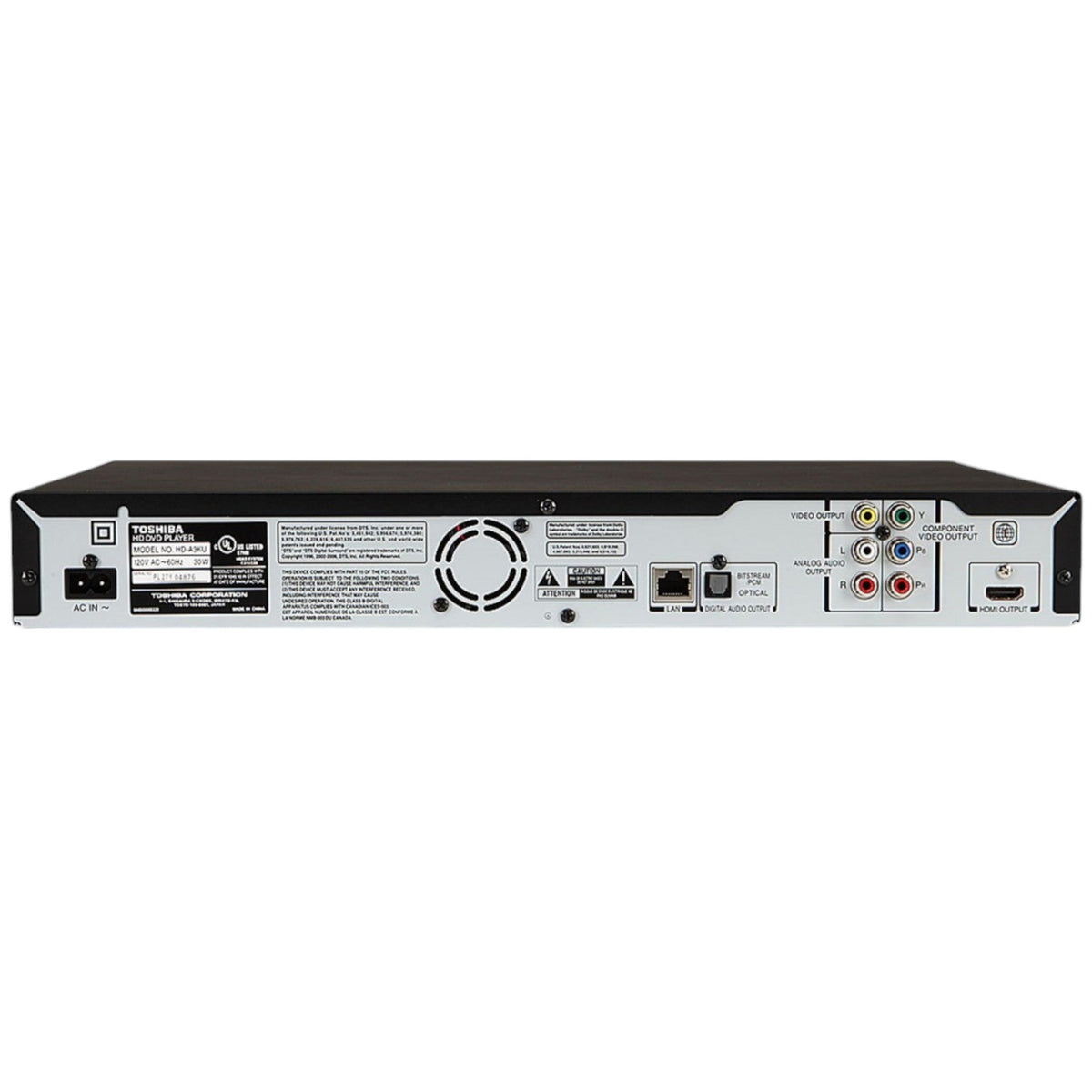 Toshiba HD-A3 HD-DVD Player – High-Definition Playback with HDMI ...