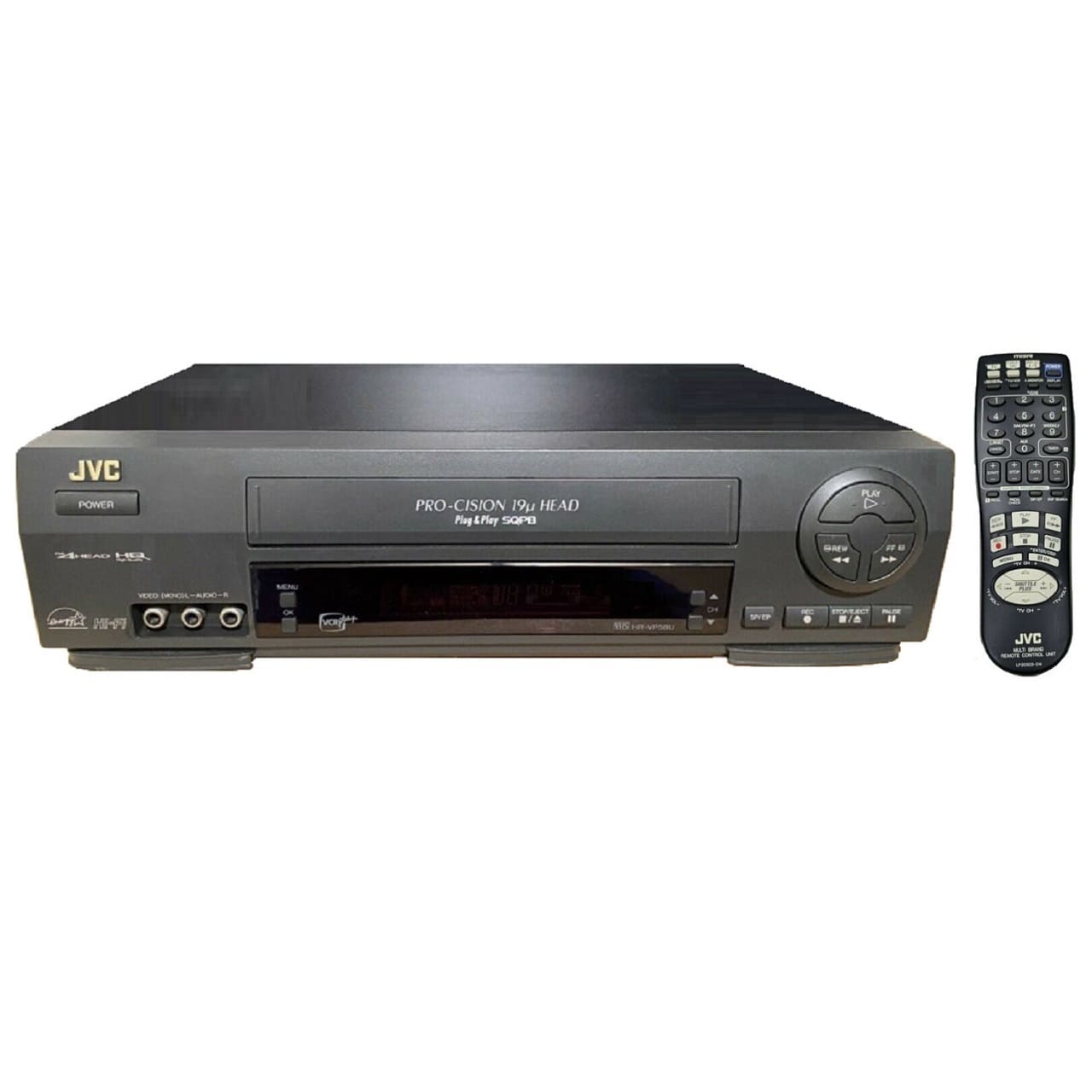 JVC HR-VP48U PRO-CISION 19u VHS VCR Player 4 Head HiFi – TekRevolt