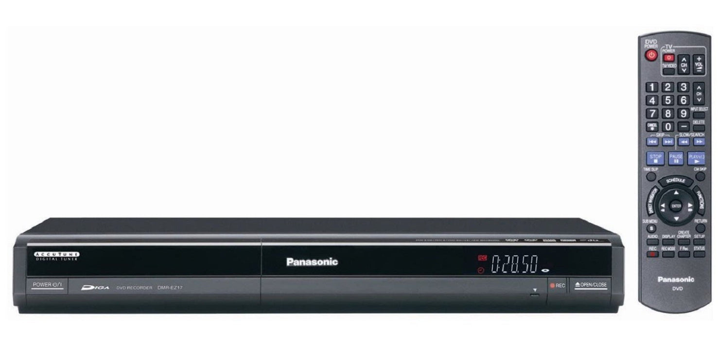 Panasonic DVD Recorder DMR-EZ17 DVD-R with Built In TV Tuner – TekRevolt