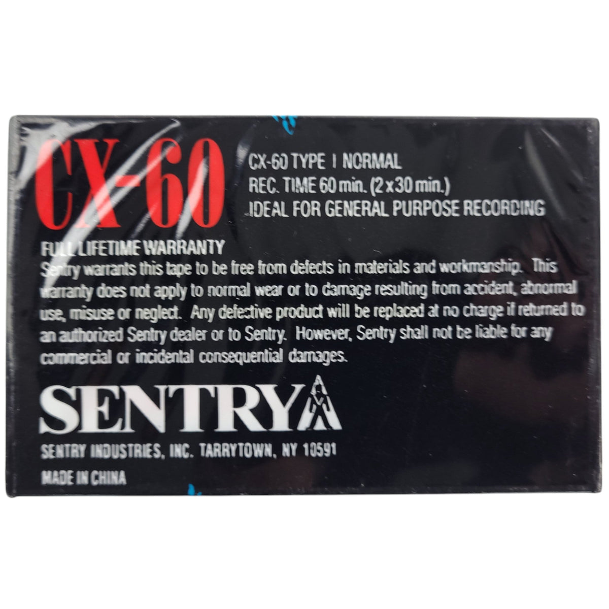 sentry Blank Cassette cx 60 – TekRevolt