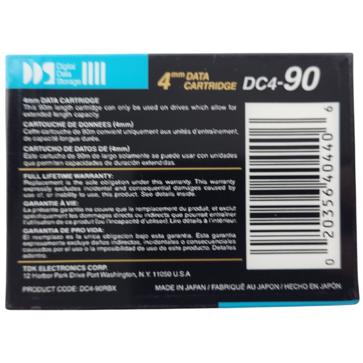 TDK Blank 4mm Data Cartridge DC4-90 – TekRevolt