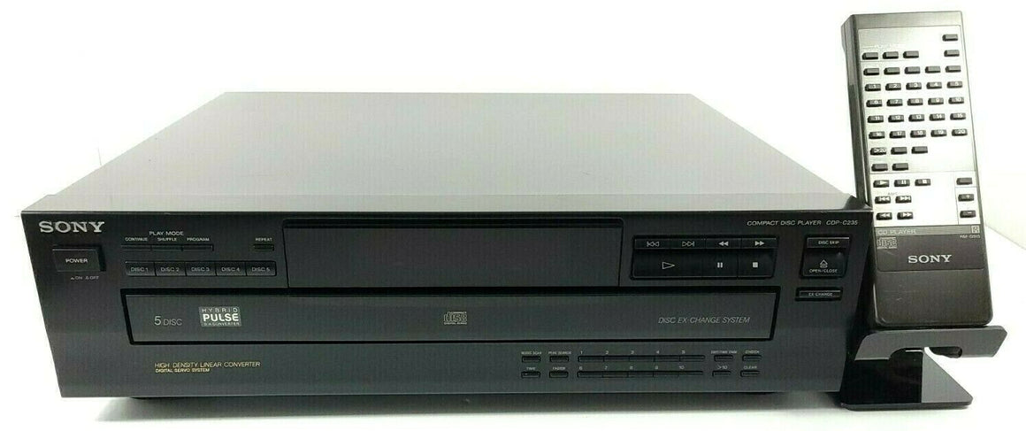 Sony 5 CD Compact Disc Changer Player CDP-C235 – TekRevolt